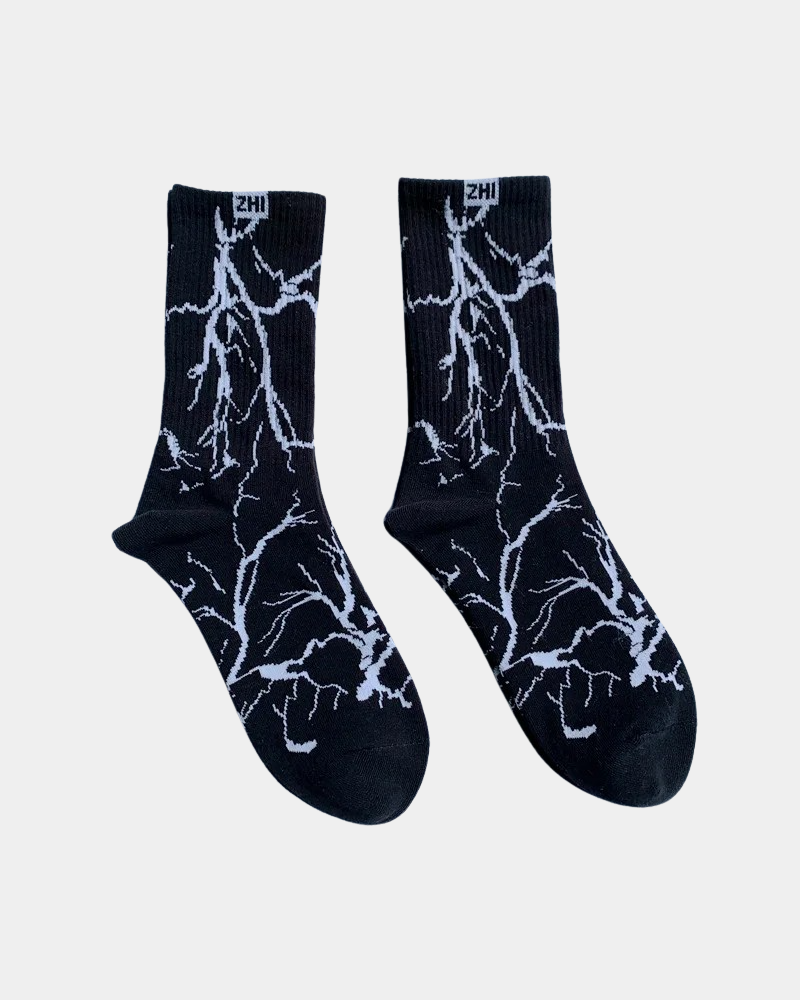Lightning Bolt Socks | Techwear Division