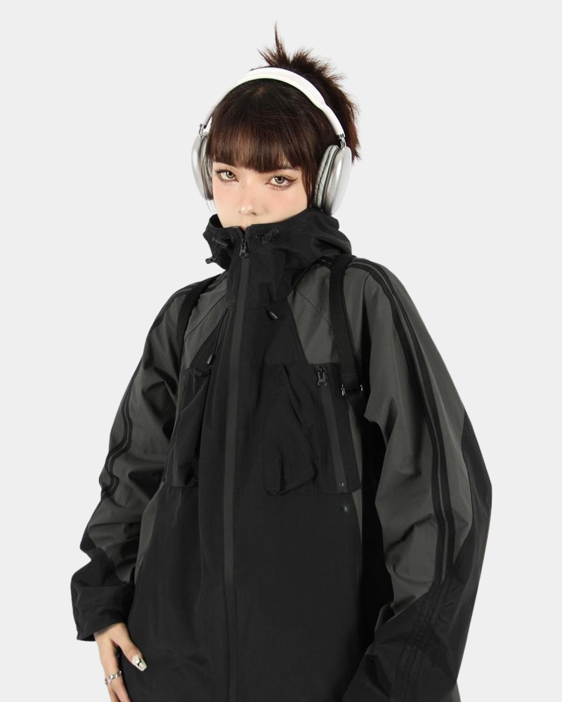 Black Oversized Jacket | Techwear Division