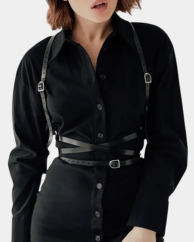 Leather Waist Harness – Techwear Division