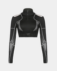 Black Buckle Crop Top | Techwear Division