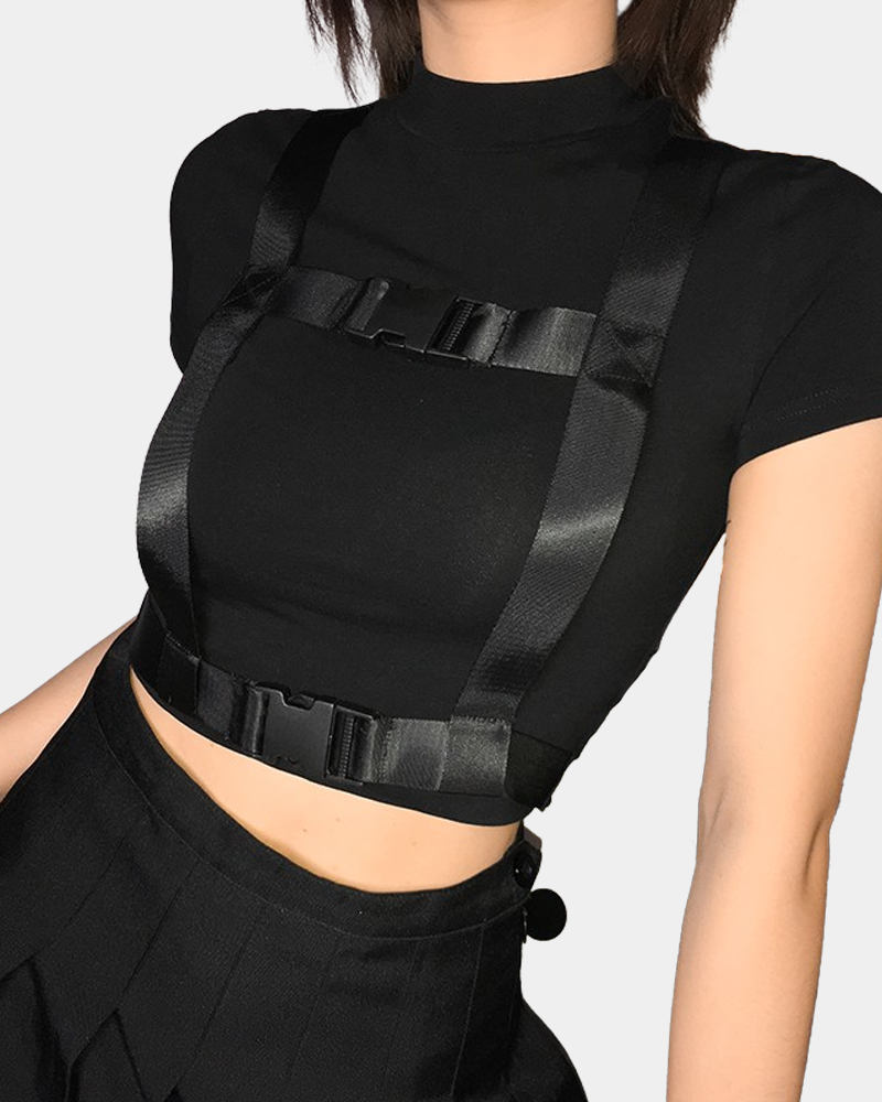 Buckle Crop Top | Techwear Division